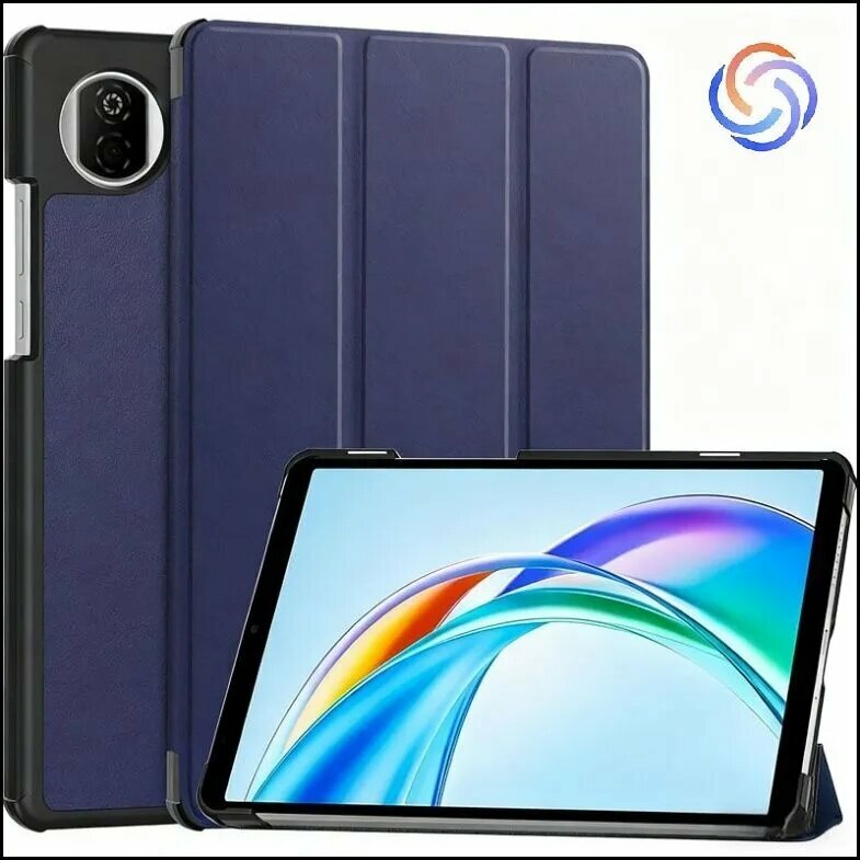 Эксклюзивный кейс для планшета Huawei Honor Pad X7 8.7 дюйма 2025, совместимый с моделями JMSW09 и JMSL09, выполнен из премиальной кожи со встроенной подставкой