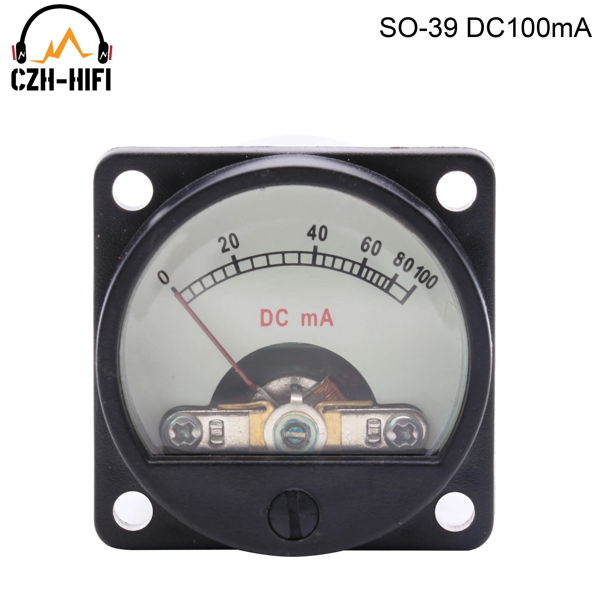 Панельный измеритель тока DC 100mA SO-39