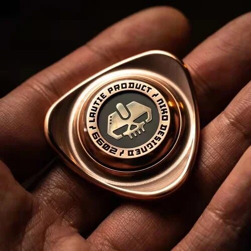 Металлическая гиро-крутилка ROC Fidget Gyro, цвет: Vintage copper