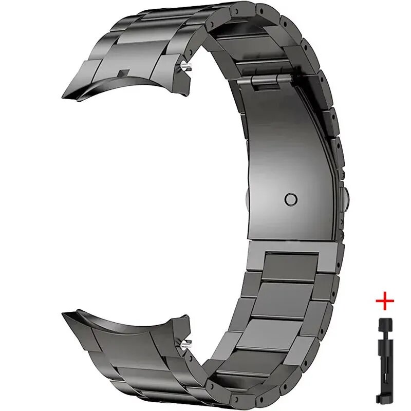 Титановый ремешок для Samsung Galaxy Watch 6Classic 43 мм 47 мм, без зазоров металлический браслет для часов 7 6 5 4 44 40 мм 4Classic 46 мм 5 Pro