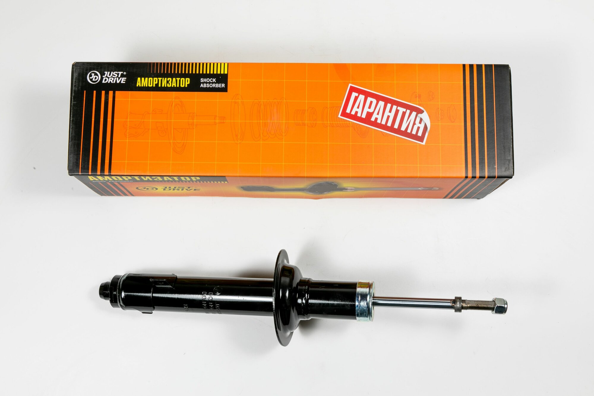 JUST DRIVE Амортизатор газомасляный передний левый для TOYOTA Mark X (GRX125/135) 04-, Crown (GRS181/183) 04- ;