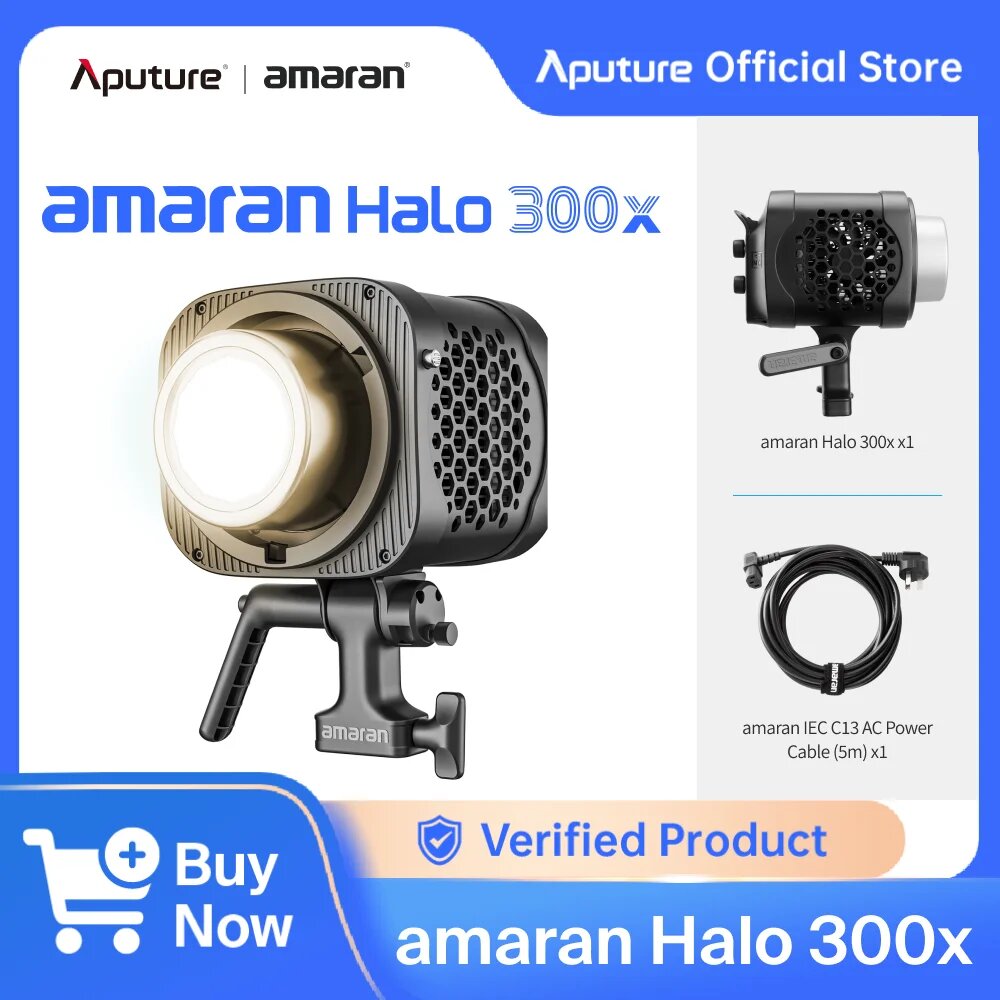 Amaran Halo 300x, видеосвет, EU вилка