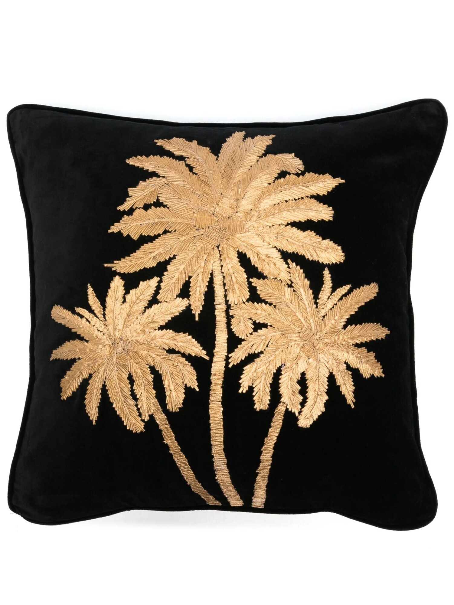 Подушка с вышивкой Palms из коллаборации с Browns (45 x 45 см), OneSize , black/black