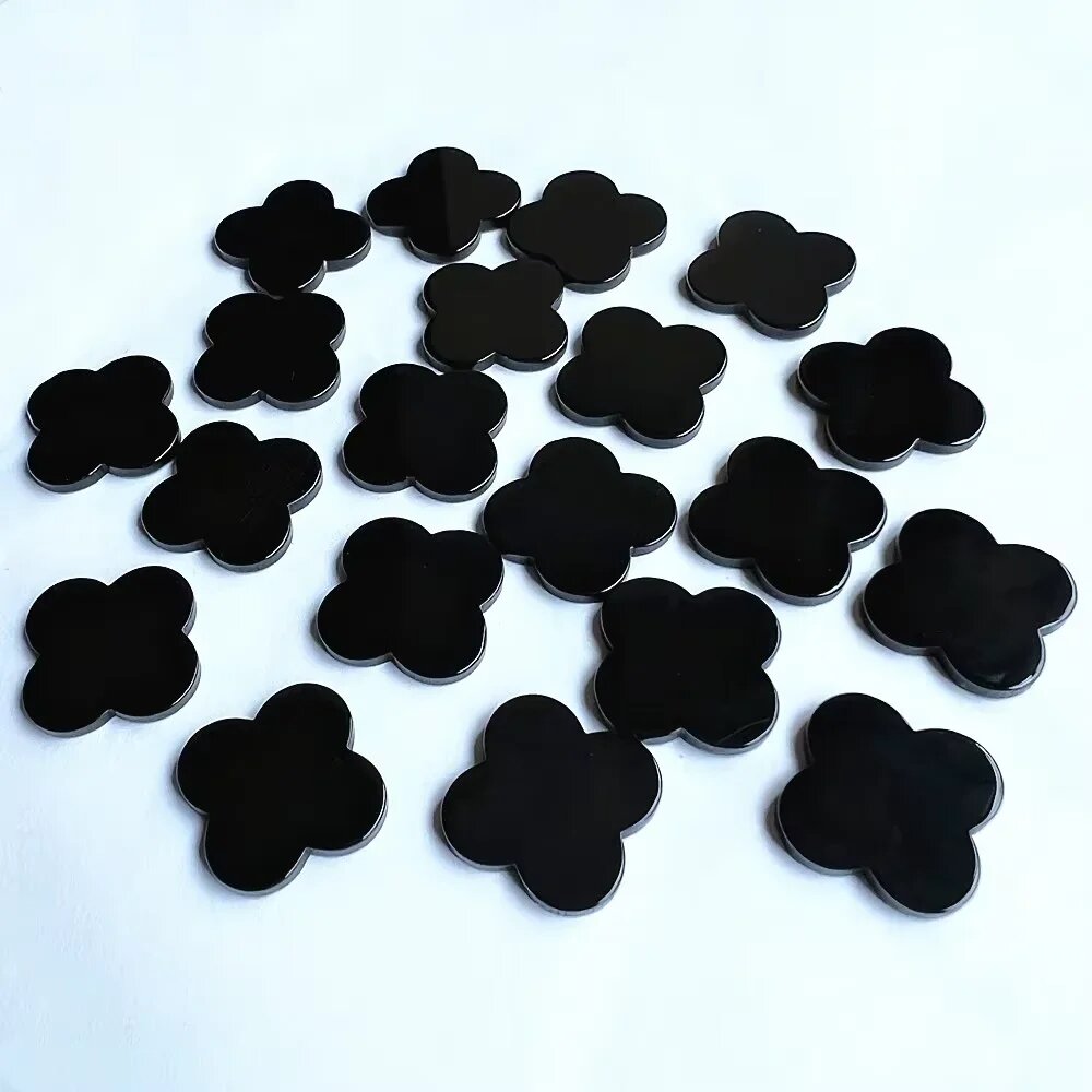 Набор бусин из перламутра и оникса WEBTOCY 100 шт Черный, 10mm 200pc