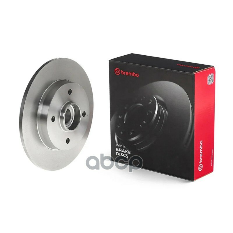 Диск тормозной задн. с интегрированным подшипником CITROEN (DF-PSA) C3-XR 12/14-> / CITROEN (DF-PSA) Brembo арт. 08.9512.27