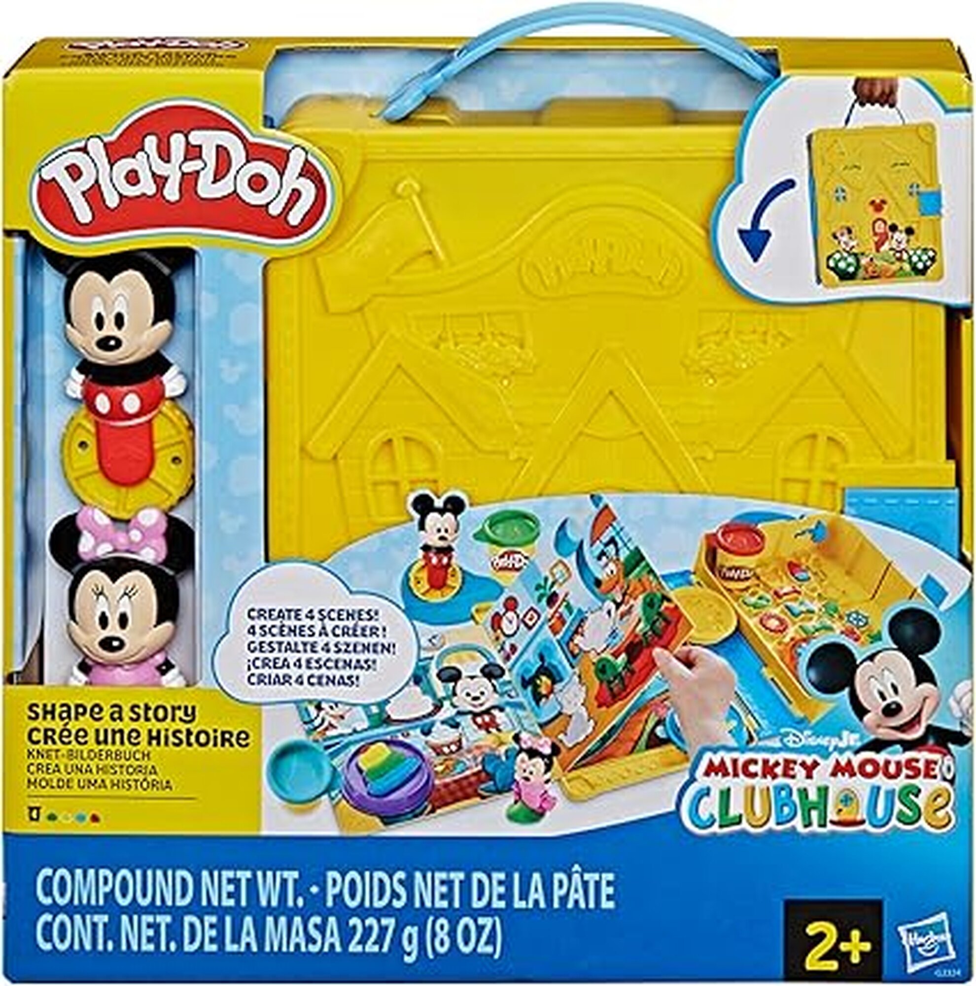 Игровой набор для лепки Play-Doh Disney JR -"Творческий набор для рассказывания историй" , 11 предметов - G2324