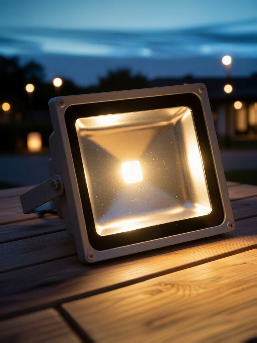 Светодиодный прожектор LederON 50W Standart LD-ECO Warm white 29081