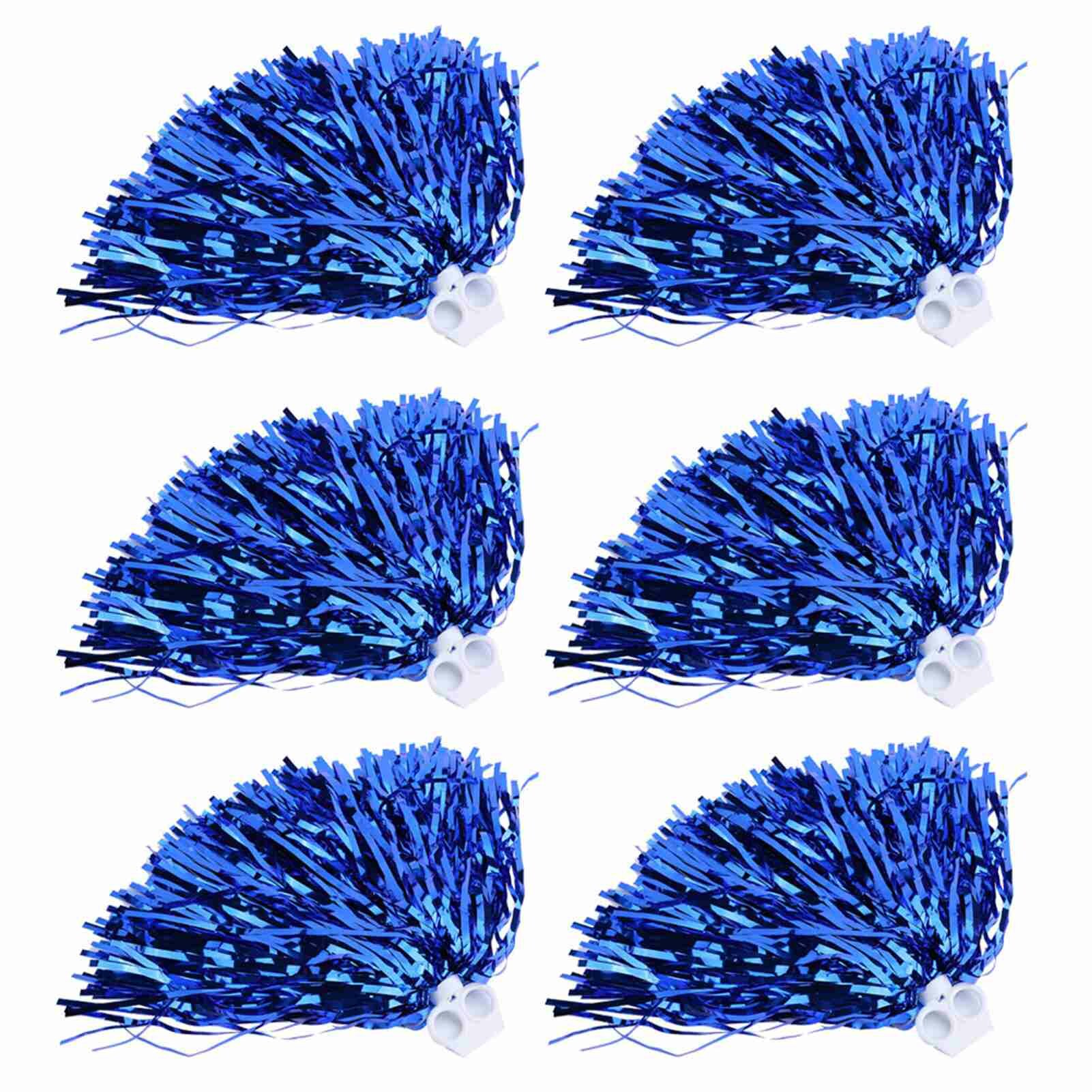 Cheerleading Pom Poms Sports Dance Ball Party Accessories (blue)