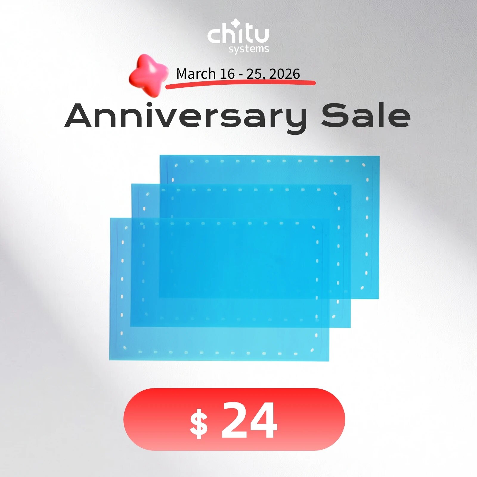 Пленка ACF PFA Chitu Systems для Hoopat X3/X4/X5 Saturn 3/3 ultra 4/4 ultra X5, 5Pcs ACF Film