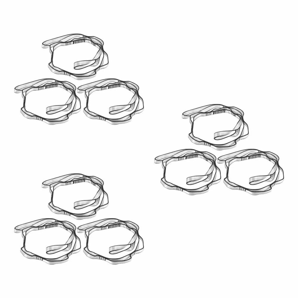 Белые тяговые стропы из плотной полиэстеровой ленты для гимнастики и альпинизма, комплект из 9 штук,9 x гирлянд,165.49*105.5, Белый,