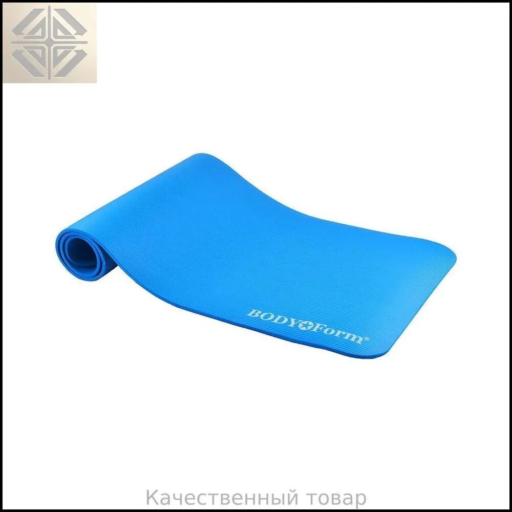Коврик гимнастический BODY Form BF-YM04 183*61*1,0 см. (синий), Коврик для йоги,183.41*61, Синий, Пилатес