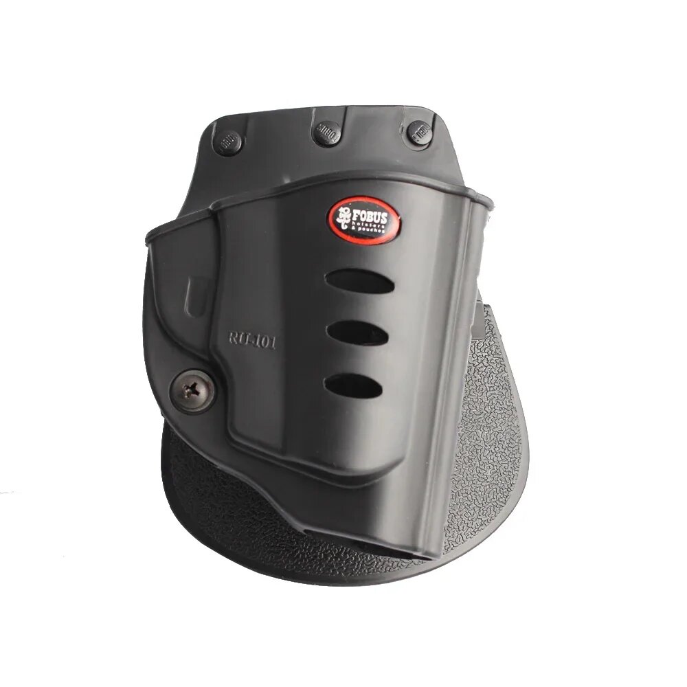 Кобура для револьвера черная ПВХ