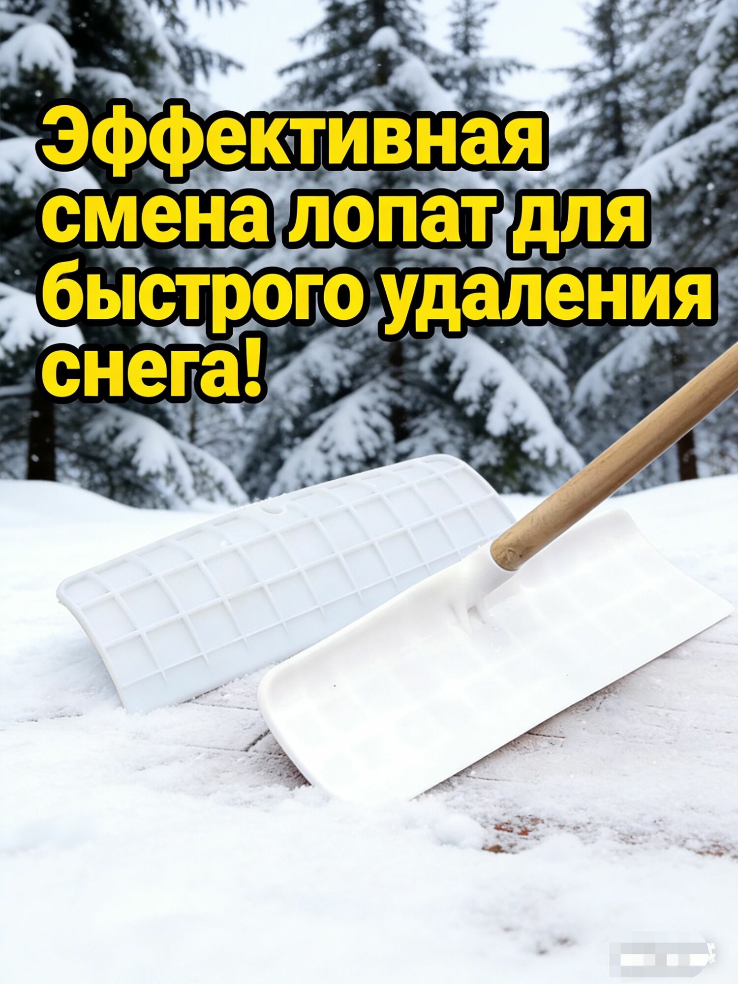 Скрепер для уборки снега