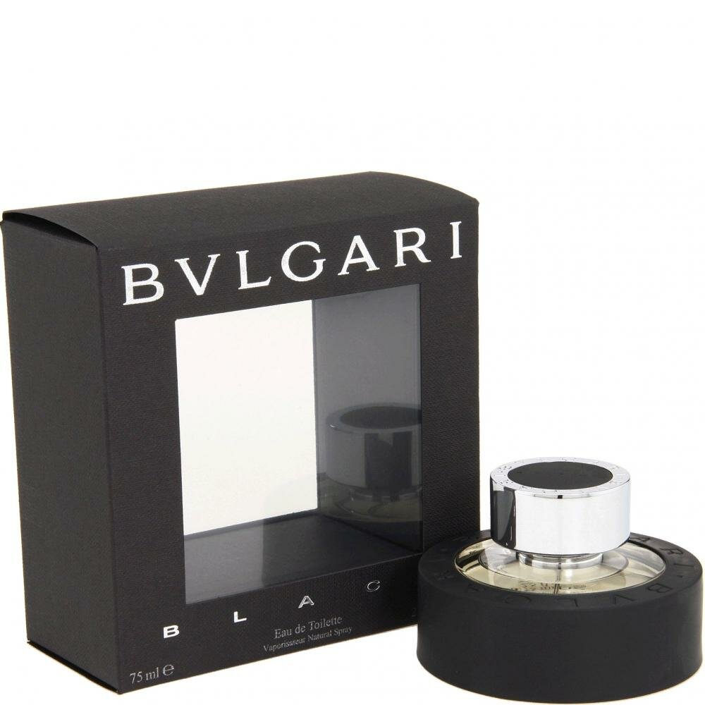 Bvlgari Black туалетная вода 75 мл, аромат унисекс для мужчин и женщин
