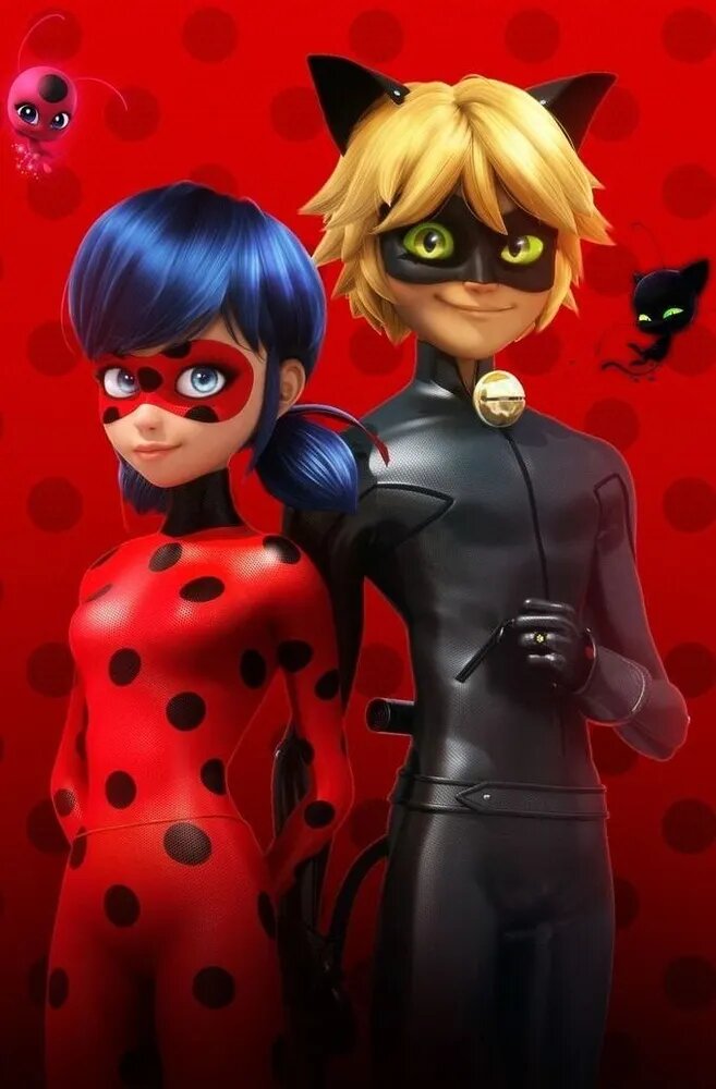 Алмазная Картина "Мультфильмы Леди Баг" 30х40 См Алмазная Вышивка / Картина Стразами Подарков