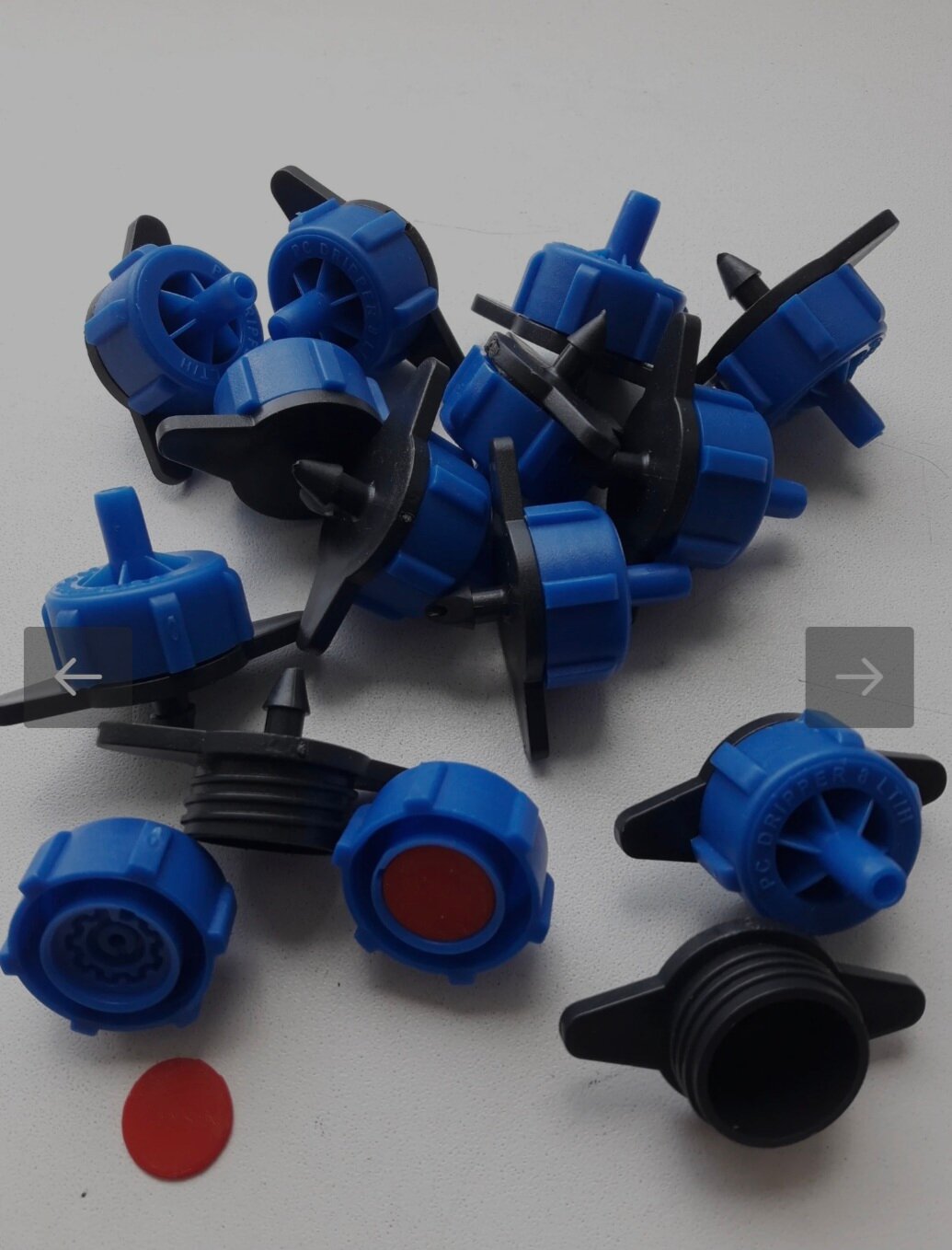 Капельница компенсированная для полива, 8 л/ч, 25 шт(для слепой капельной трубки zelna )