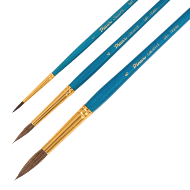 Кисть Пони круглая № 9 CREATIVE серия 551 SF_551009