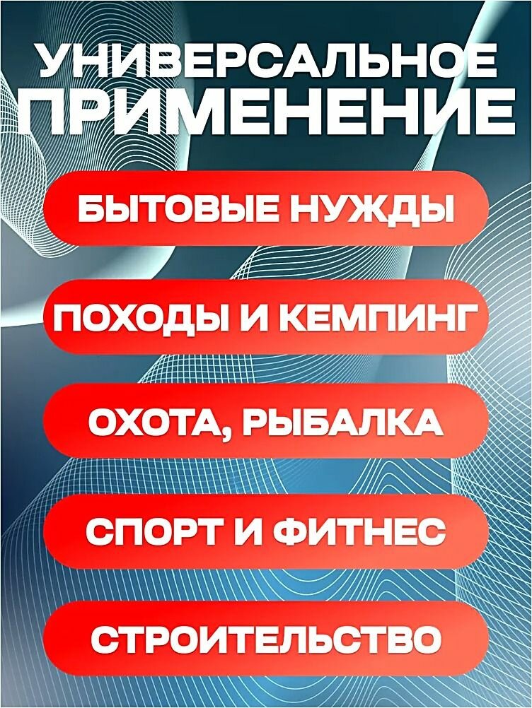 Карабин стальной винтовой многофункциональный KINETICA, 8 мм, 2 шт.