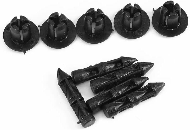 Пластиковые заклепки для автомобильного бампера, фиксатор фиксатора, зажимы для накладки-заклепки из пластика для мотоци