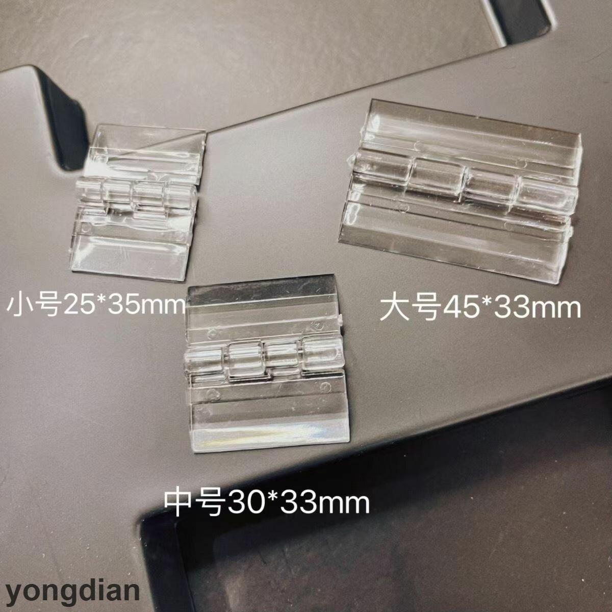 10 шт, маленькая прозрачная петля размером 25Х33 мм