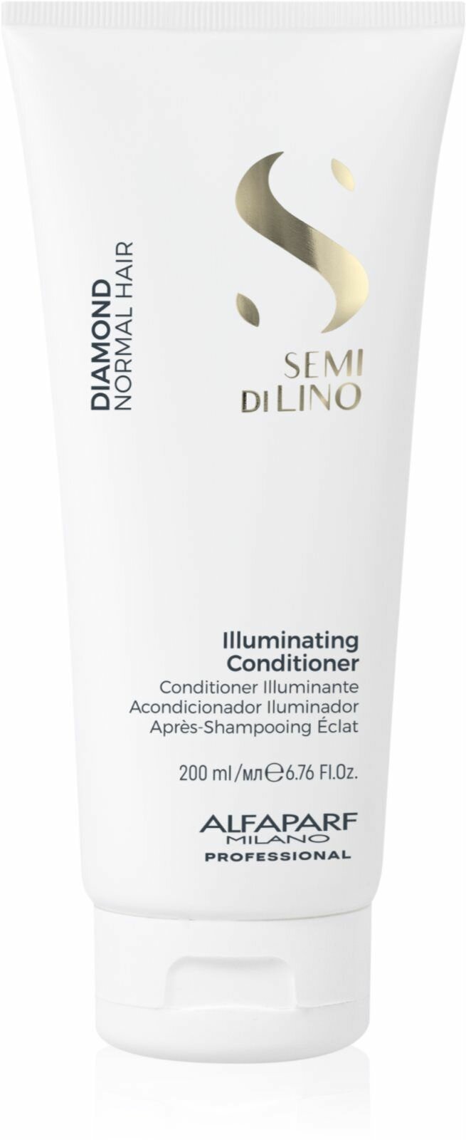 Кондиционер ALFAPARF MILANO для нормальных волос, придающий блеск Diamond Illuminating Conditioner, 200 мл