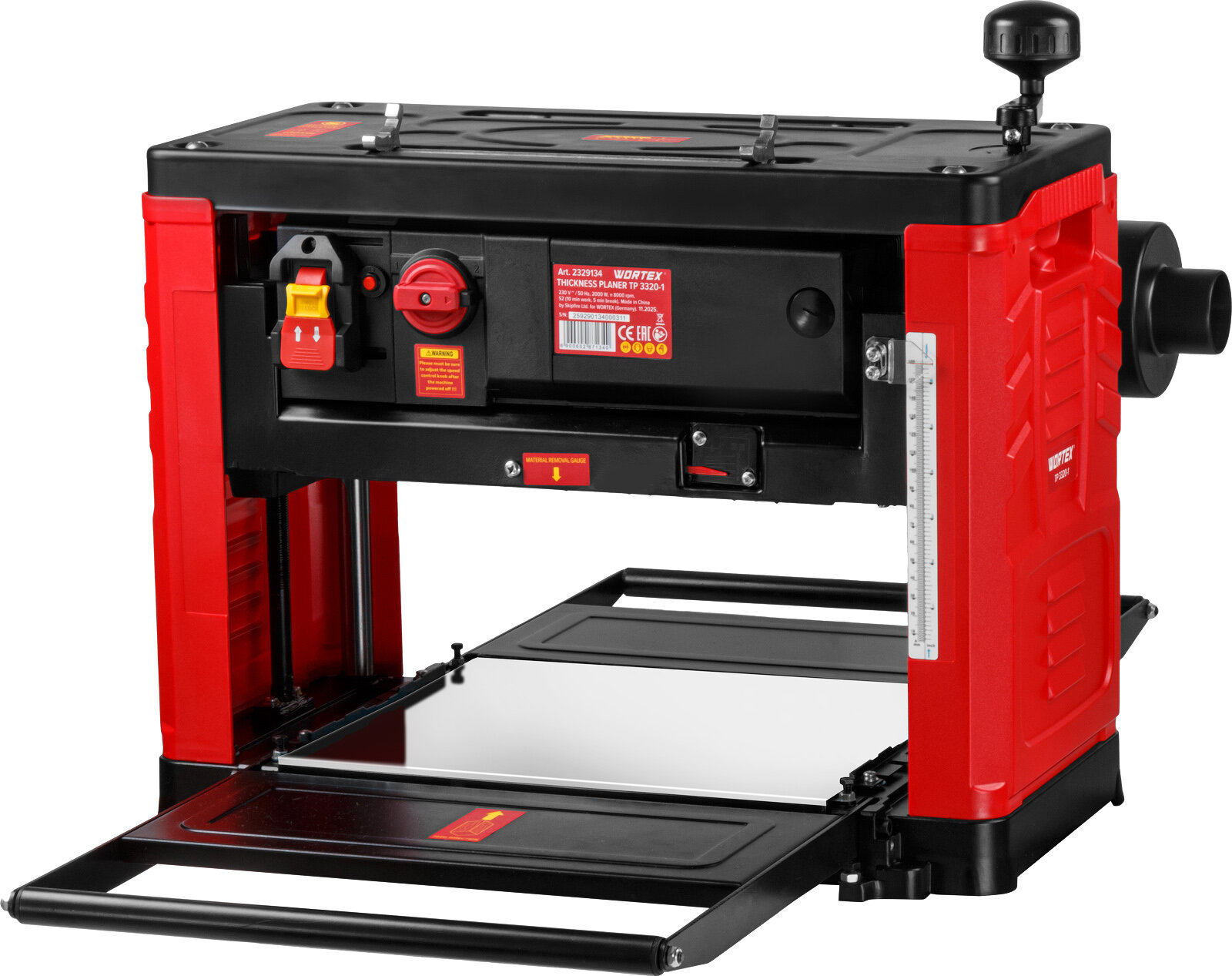 Рейсмусовый станок по дереву WORTEX TP 3320-1 2000 Вт (2329134)