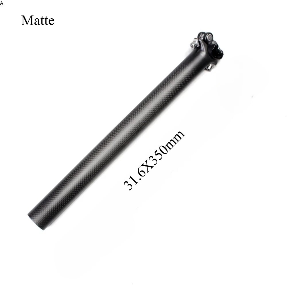 Карбоновый подседельный штырь 31.6x350 мм Matte