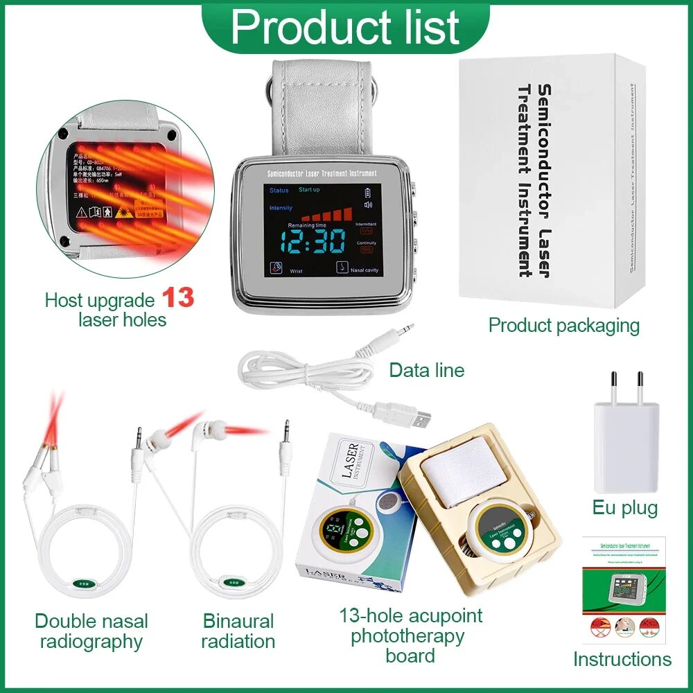 Лазерный терапевтический прибор Raiuleko для лечения диабета SET3