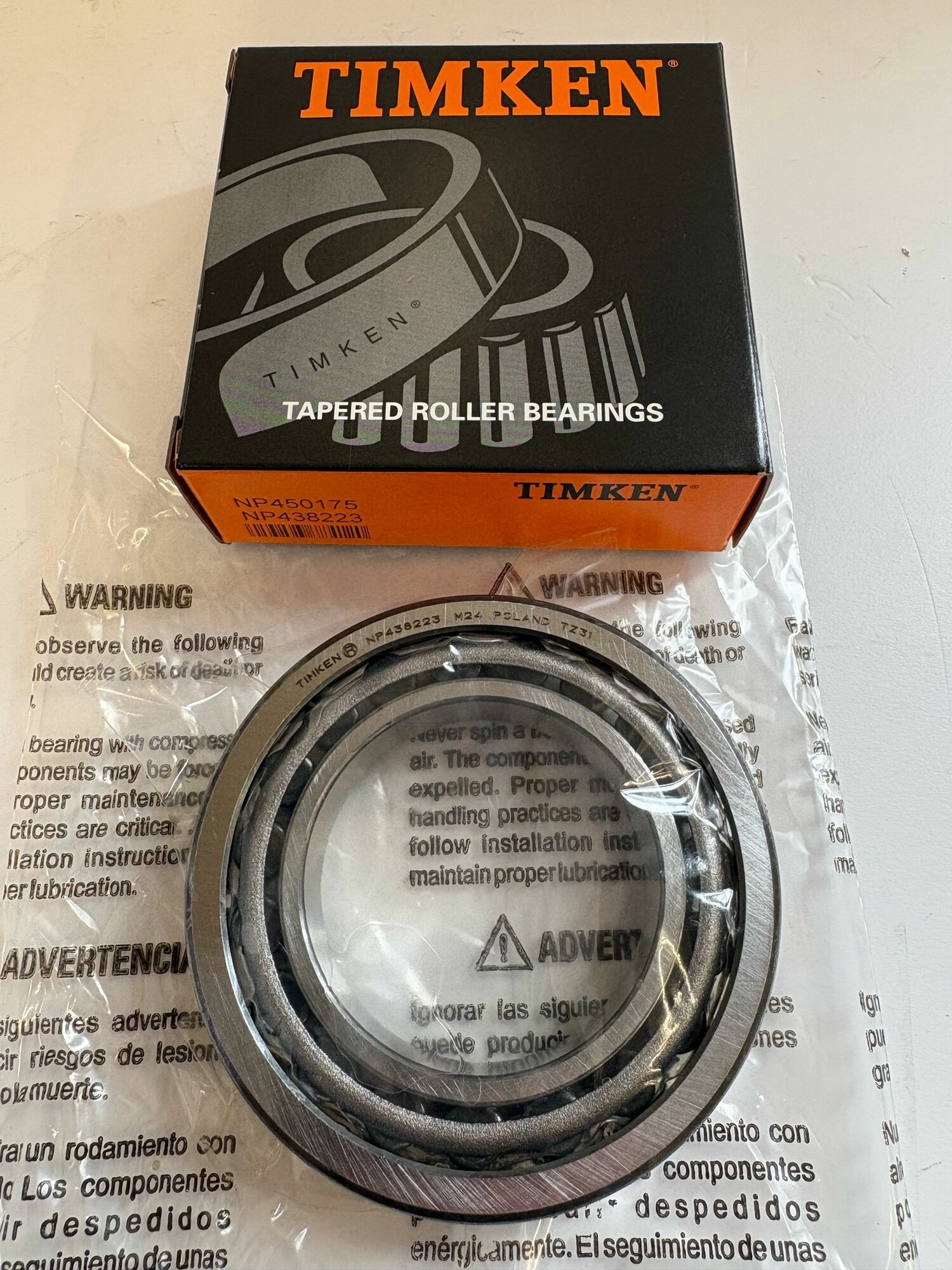 Подшипник дифференциала Timken NP450175NP438223 Ford Transit V363