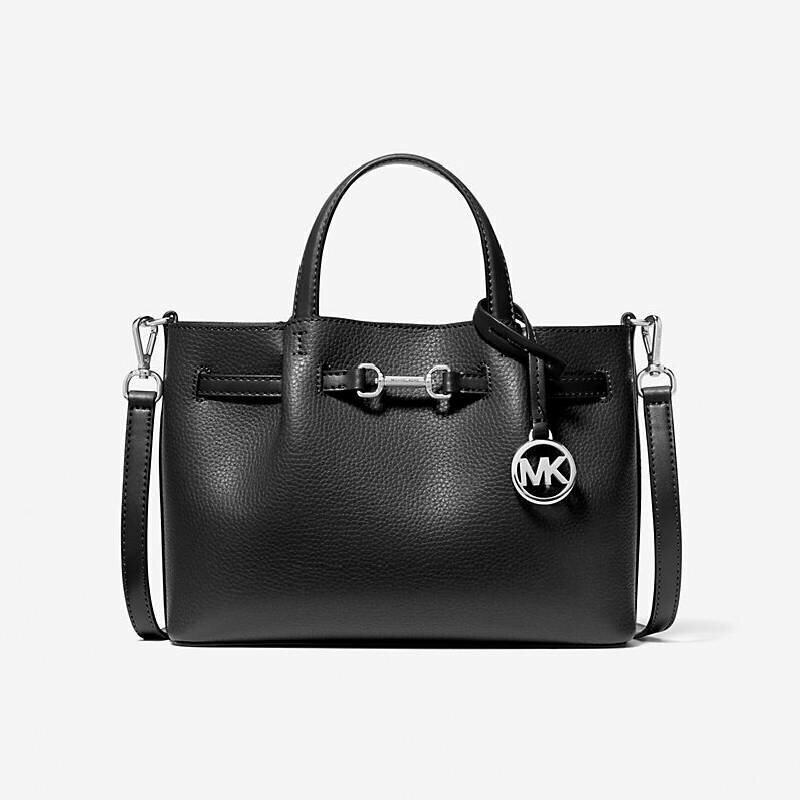 Сумка сэтчел CARSON SMALL PEBBLED LEATHER SATCHEL