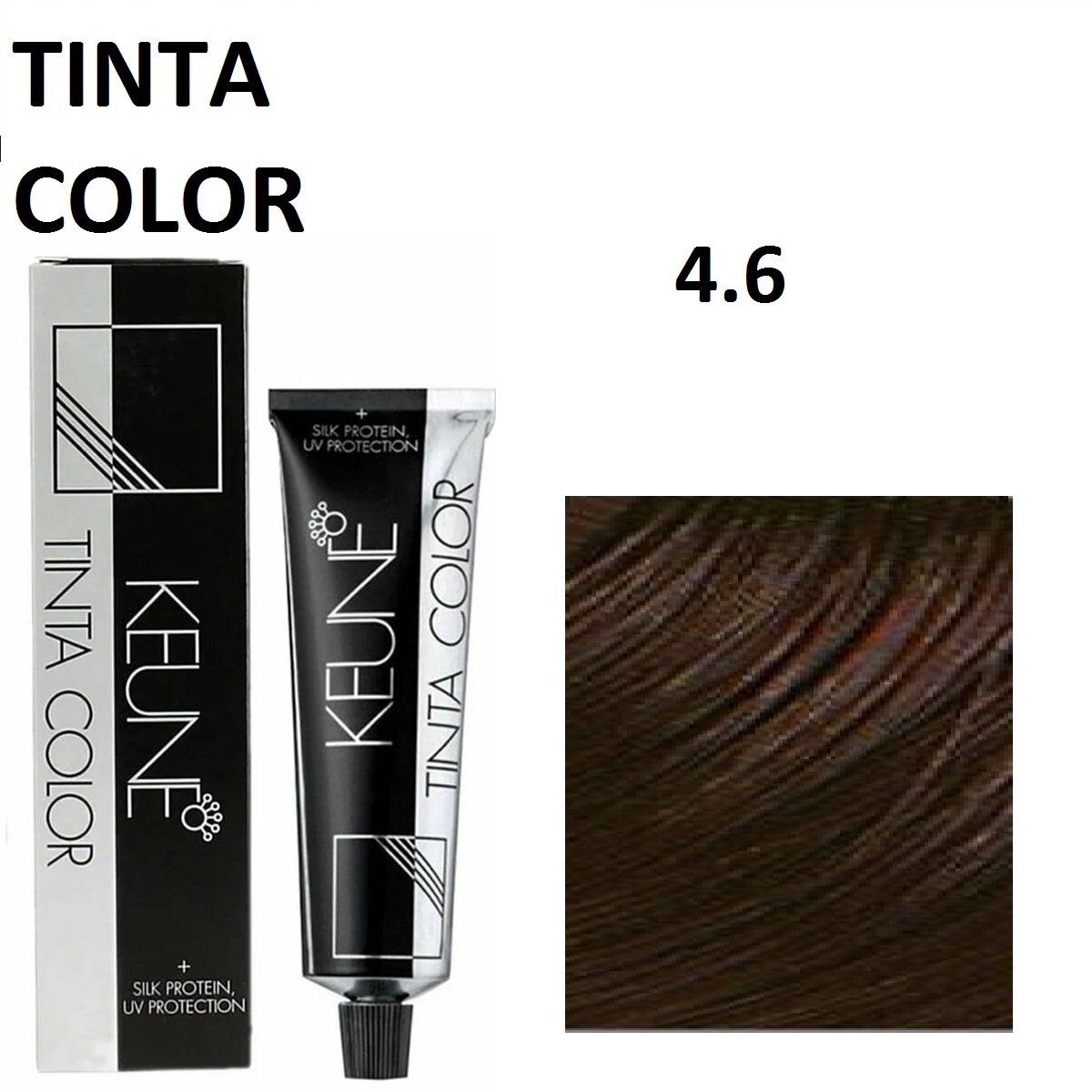 Keune Tinta Color 4.6 Перманентный краситель - Стойка краска для волос Средний красный шатен 60 мл