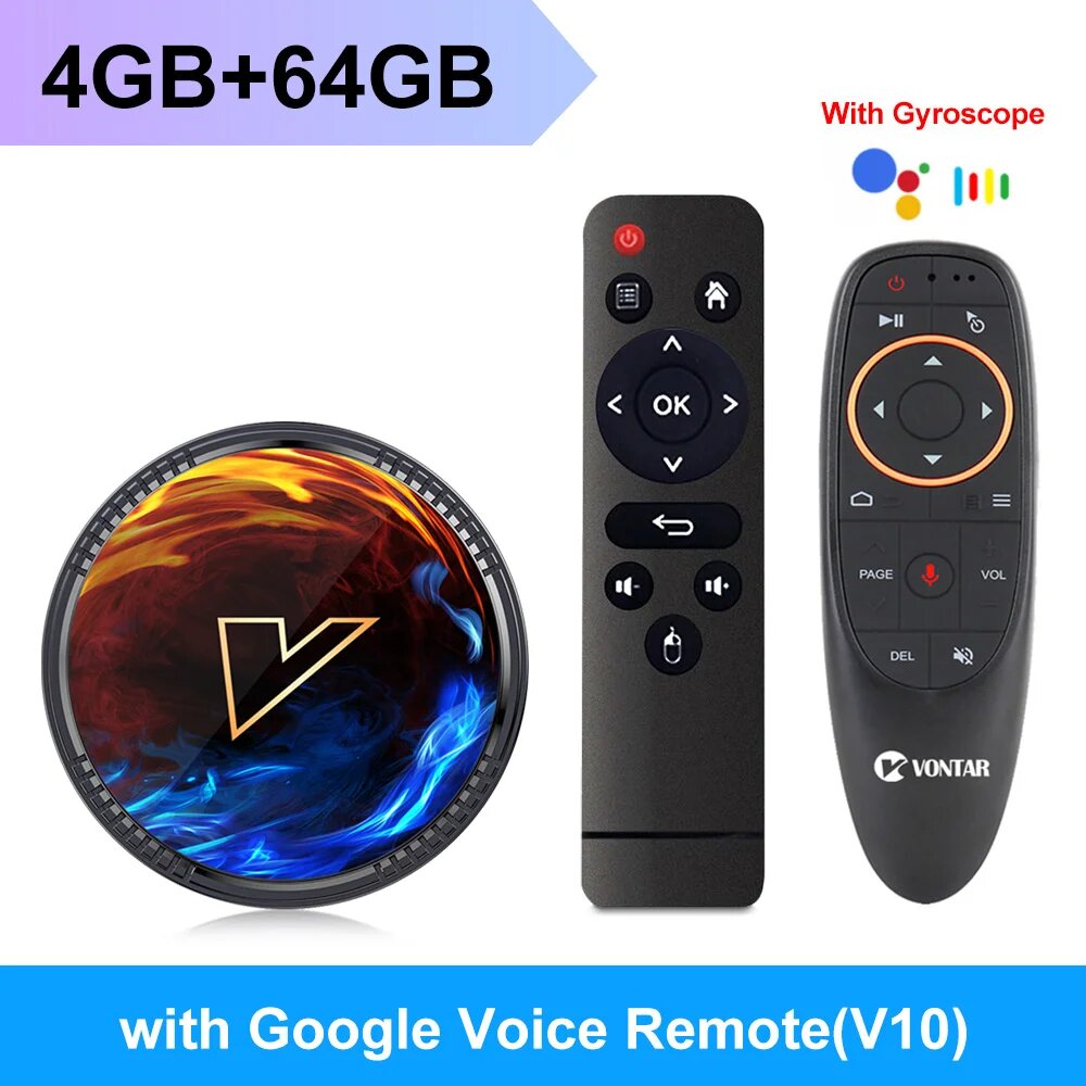 ТВ-приставка VONTAR H1 с Android 12, Allwinner H618, 8K, Wi-Fi 6, Bluetooth 5