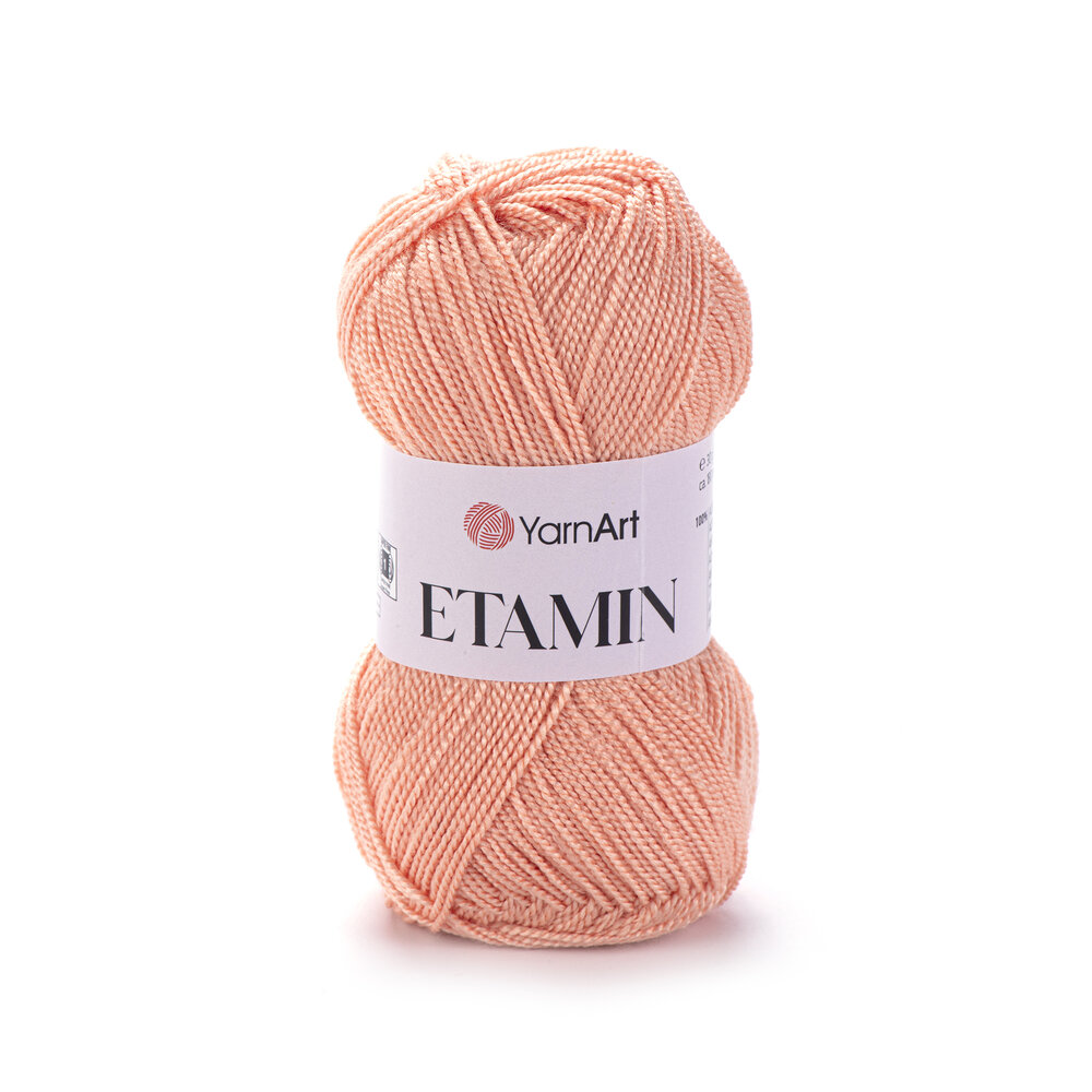 Пряжа для вязания YarnArt Etamin 456 абрикос 4 шт 30 гр/180 м 100% акрил