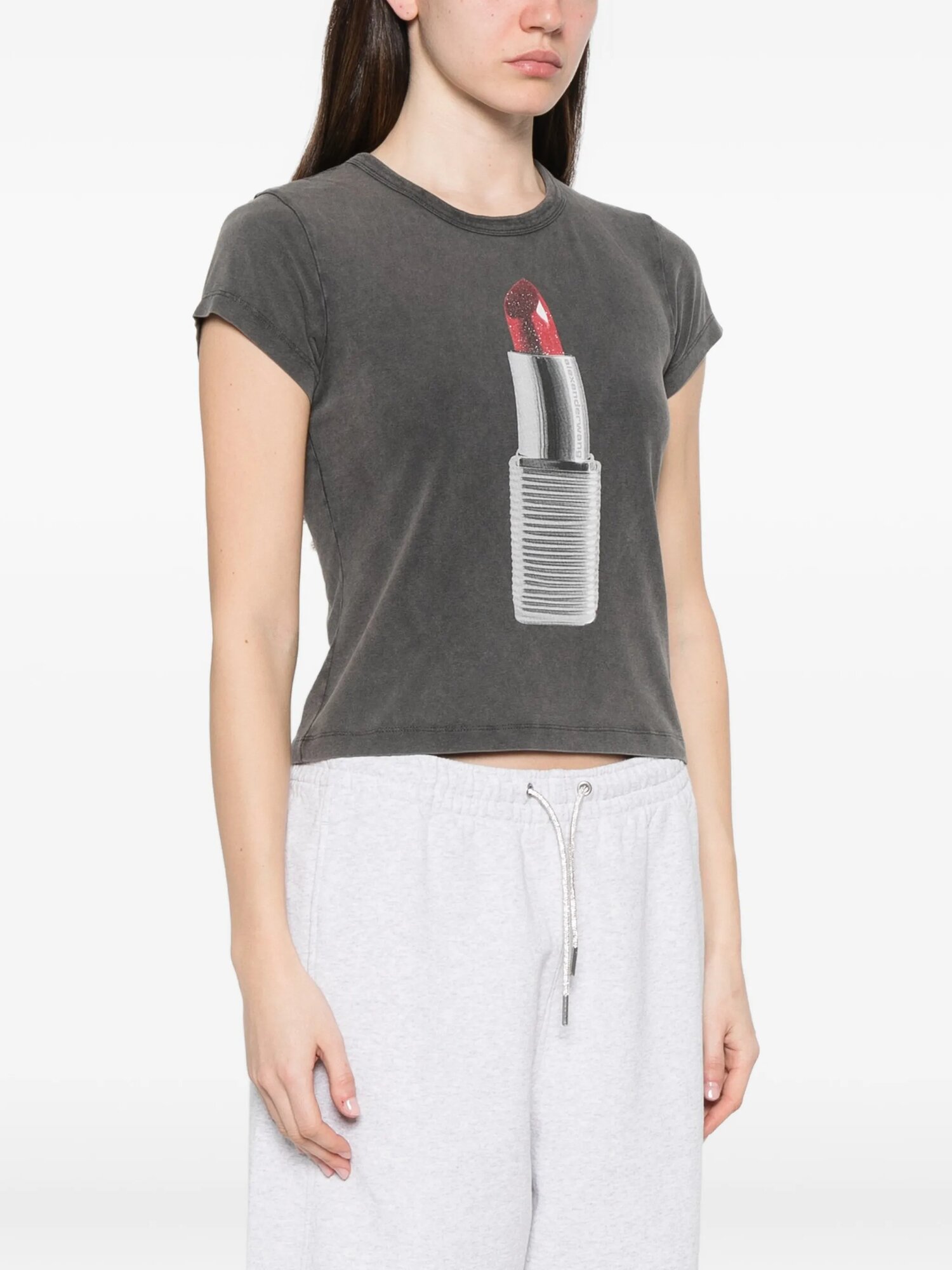 Футболка Alexander Wang, размер XS, grey — фото 1