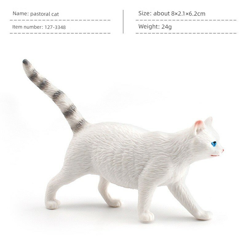 Мини-фигурка сельской кошки, декоративная игрушка кошки 24г