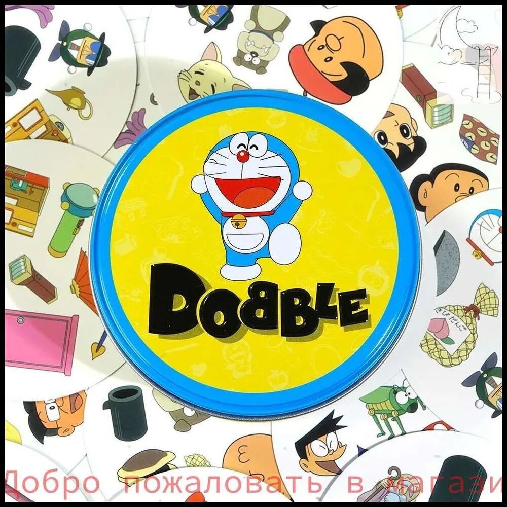 Настольная игра Доббль/ Дубль Spot it! Spots Спорт- отличное развлечение для всей семьи и забавный подарок на Рождество!