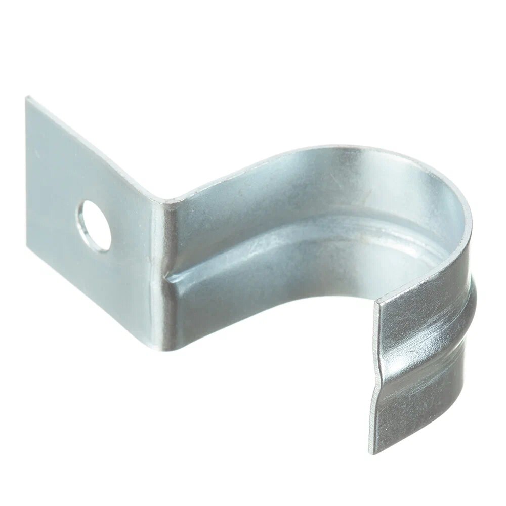 Скоба крепежная Walraven 25 мм однолапковая (3913025) для монтажа труб и трубопроводов к полу с ребром жесткости