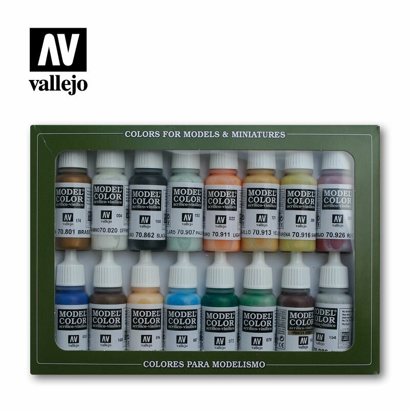 Набор красок Vallejo MODEL COLOR SET: NAVAL - STEAM ERA (16)