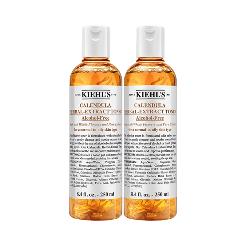 Тонер-лосьон унисекс Kiehl's Calendula, 250ml*2