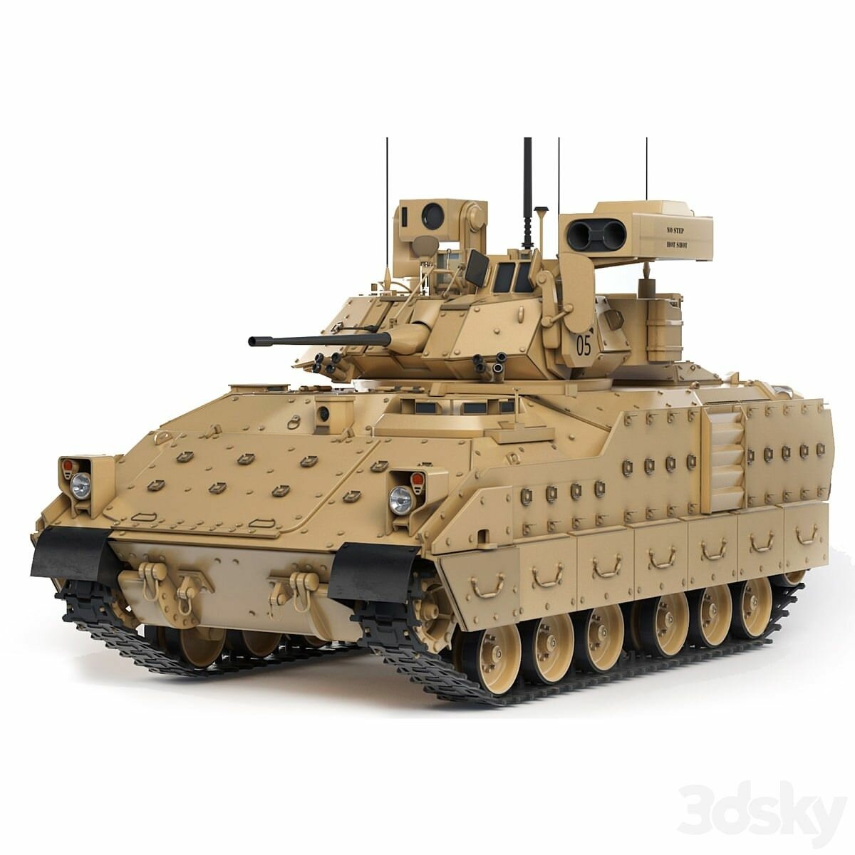 BMP Bradley M2A3. БМП Брэдли. Масштабная модель 1:72.