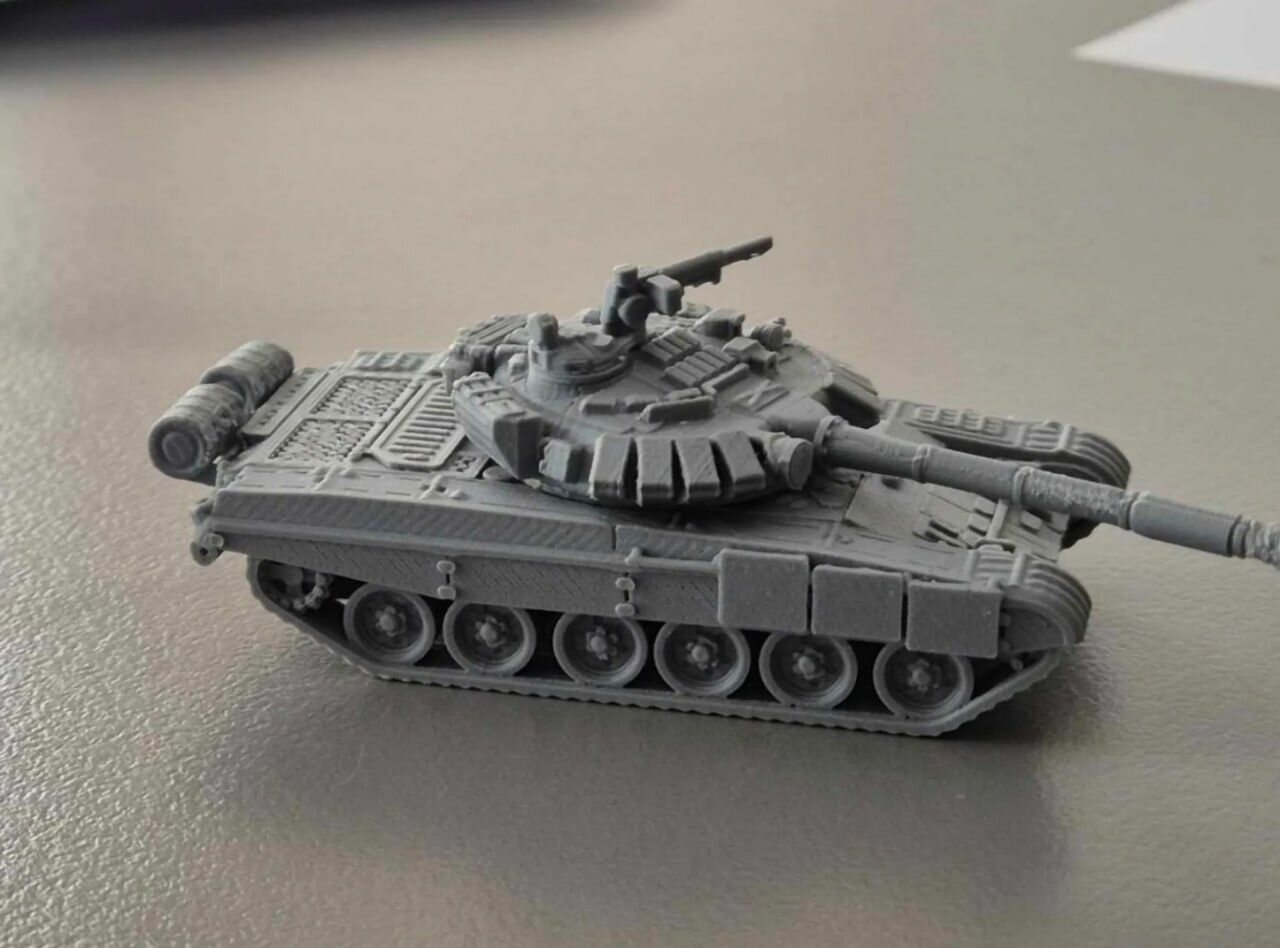 Танк Т-72. Tank T-72. Масштабная модель 1:72.