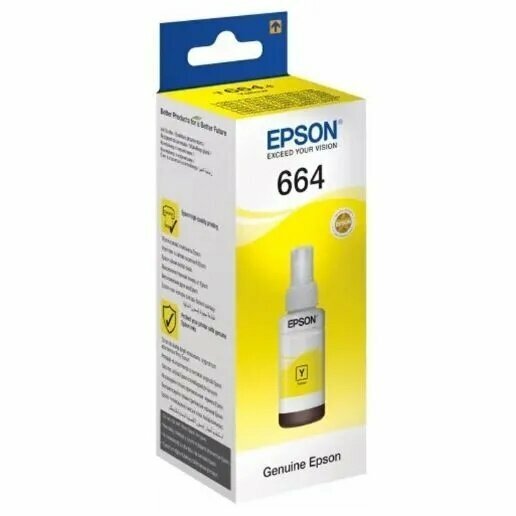 Epson Чернила, оригинал, Желтый (yellow), 1 шт