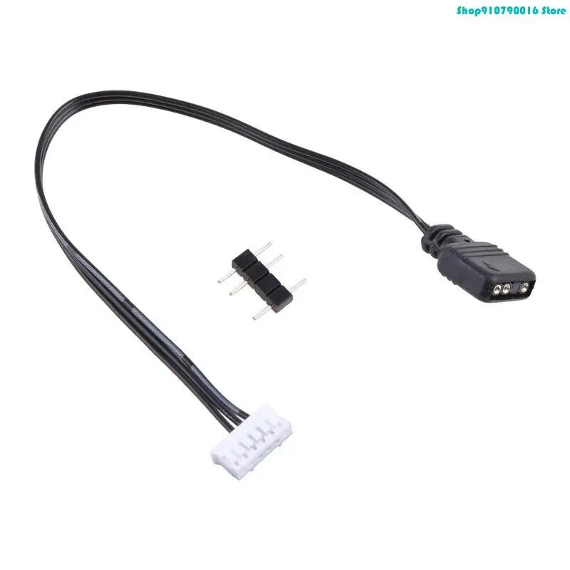 76HD Кабель-адаптер ARGB 3-pin на 4/6-pin для Coolmoon