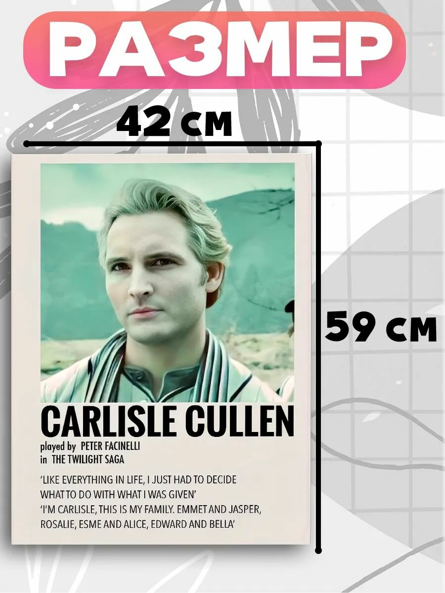 Постер на стену Сумерки , плакат 1шт, А2 размер. — фото 1