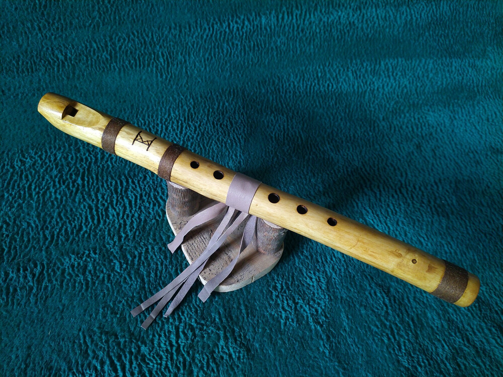 Лесная флейта, деревянная, этническая, Весенняя Свирель, ля минор пентатоника, ручная работа, из ствола клена.