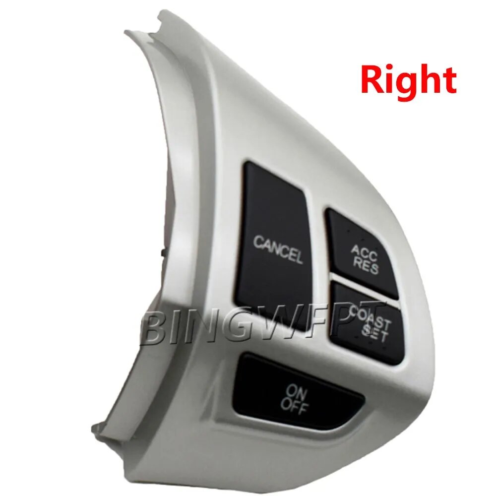 Кнопка переключения MUKEKE Right/Left, для Mitsubishi Outlander, ASX, Pajero Sport, L200, серого цвета