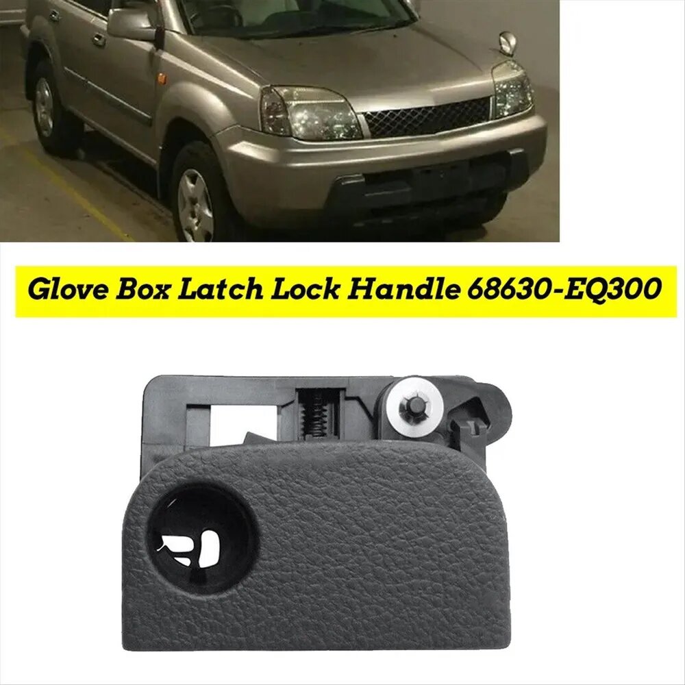 Ручка замка крышки бардачка автомобиля 68630-EQ300 для Nissan X-Trail T30 2001-2006 LHD 68630EQ300 Ручка замка бардачка