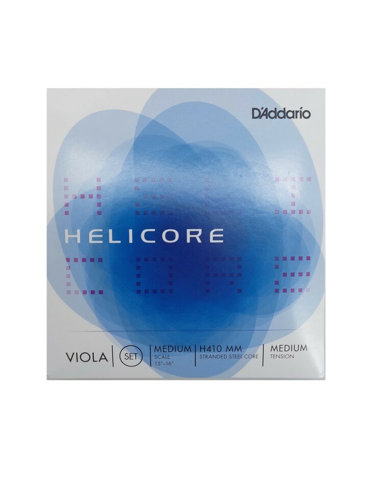 Комплект струн для альта (аккорд) Н410-ММ, HELICORE, среднего натяжения, D`Addario