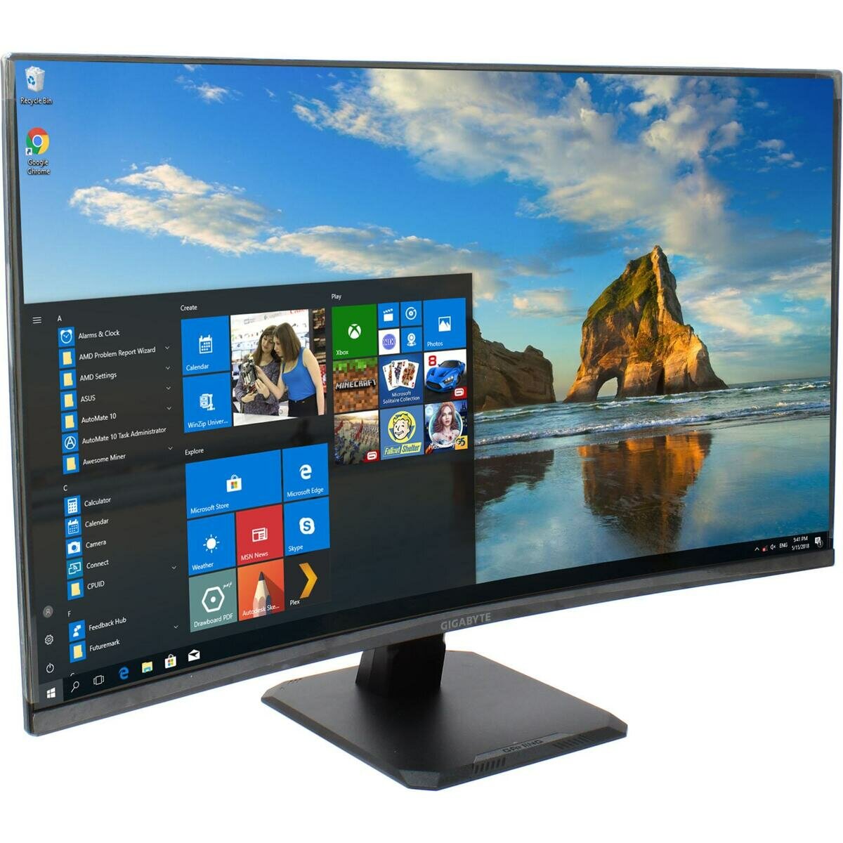 31.5" ЖК монитор GIGABYTE GS32QCA (Curved LCD, 2560x1440, HDMI, DP)