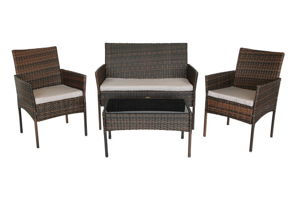 Набор мебели Доминика арт. SFS003 темно-коричневый, серый "Garden story"